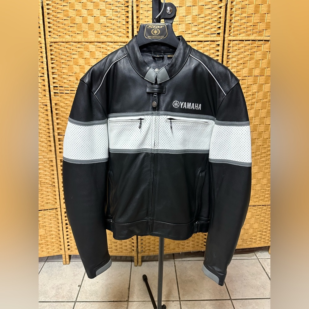 Yamaha Star Leather Motorcycle Jacket Inner Thinsulat… - Gem